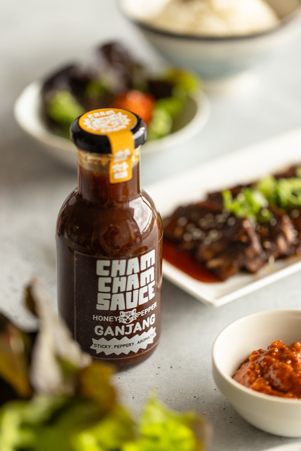 Honey Pepper Ganjang l All purpose Korean soy glaze – ChamCham Sauce